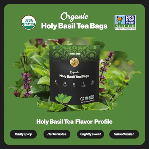 caffeine-free holy basil infusion