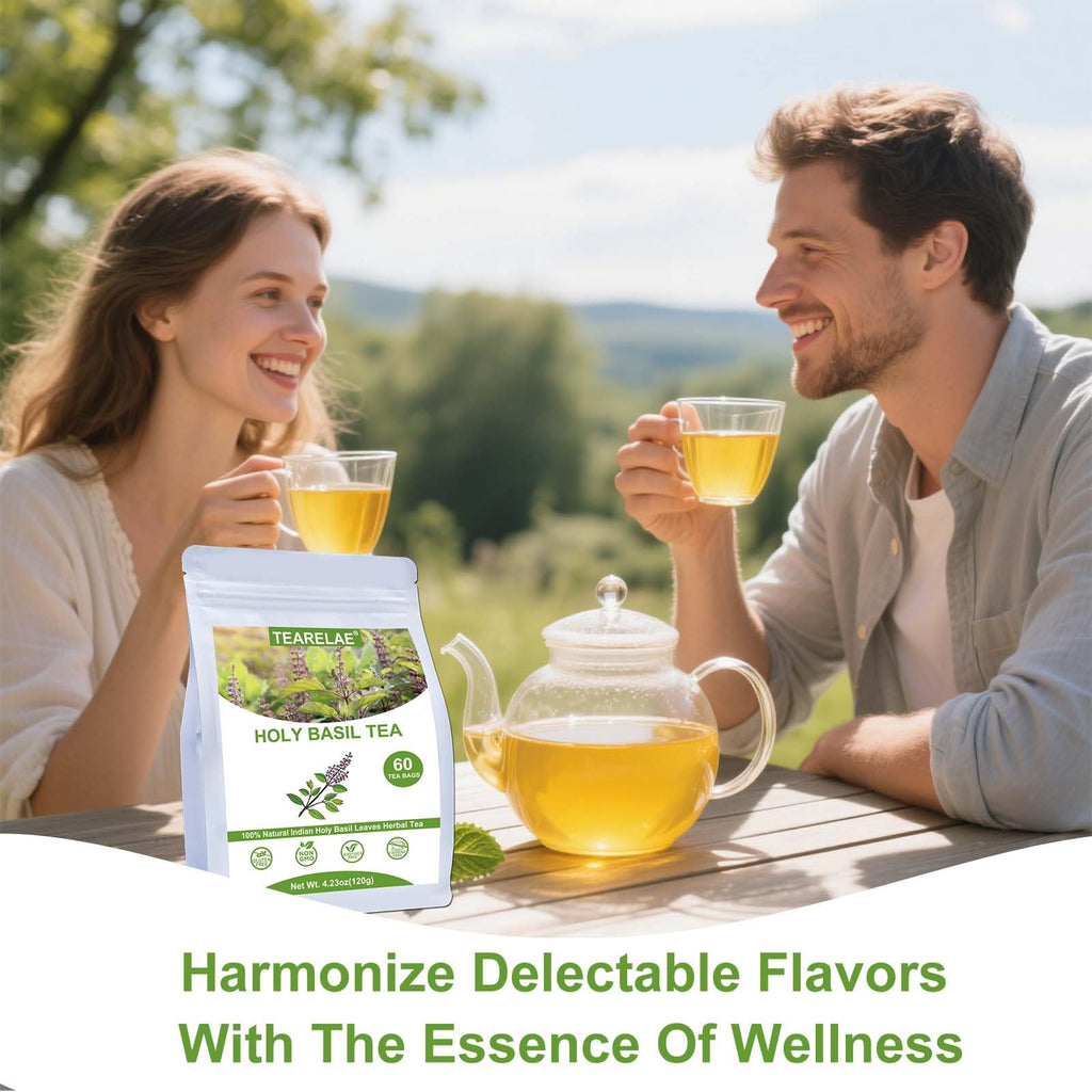 caffeine-free holy basil tea option