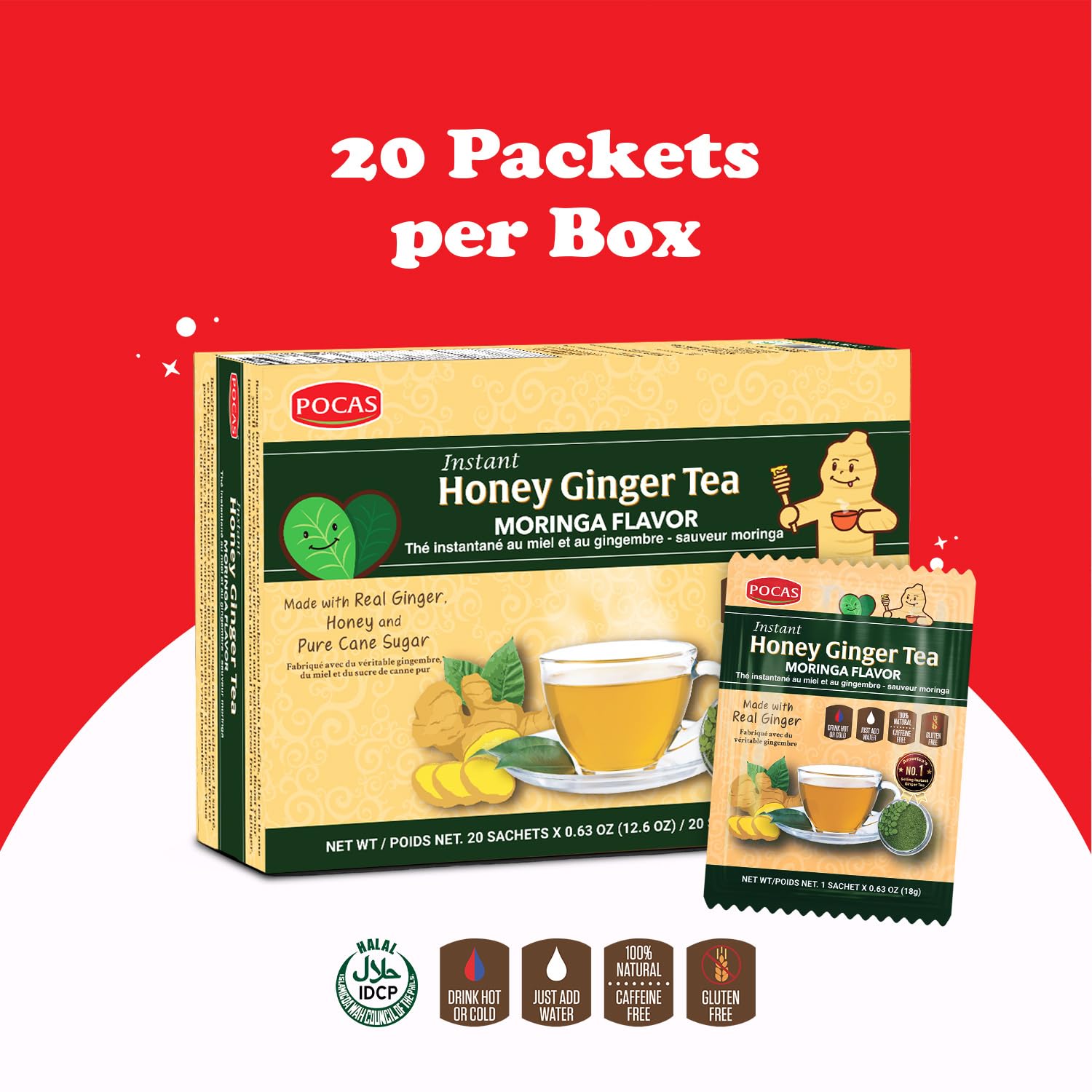 caffeine-free honey ginger tea