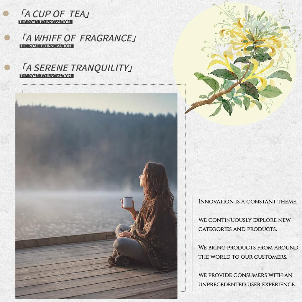 caffeine-free honeysuckle tea blend