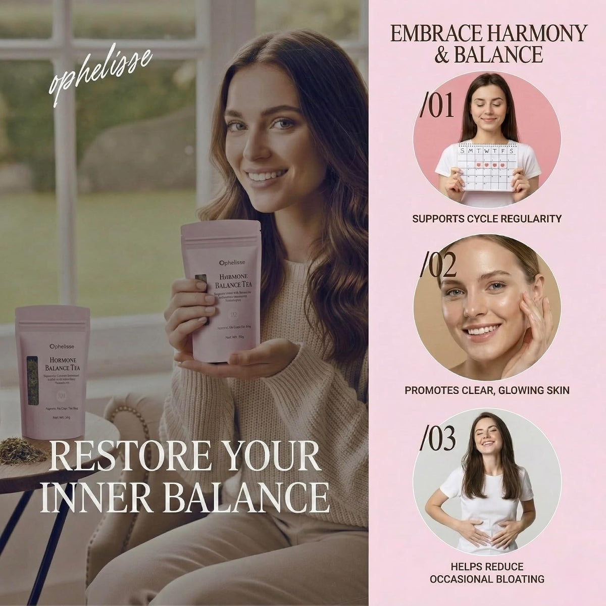 caffeine-free hormone balance tea