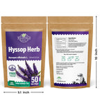 caffeine-free hyssop herbal infusion