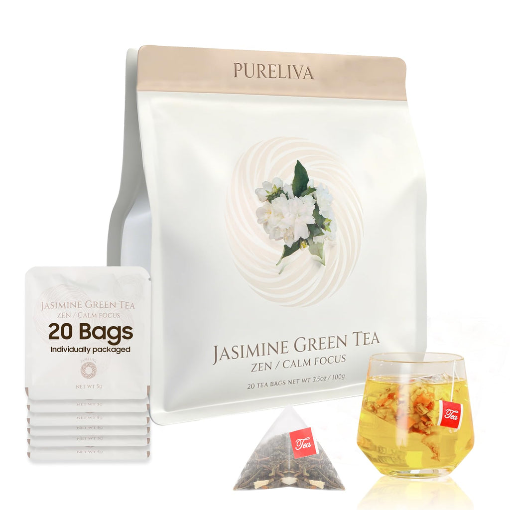 caffeine free jasmine green tea bags