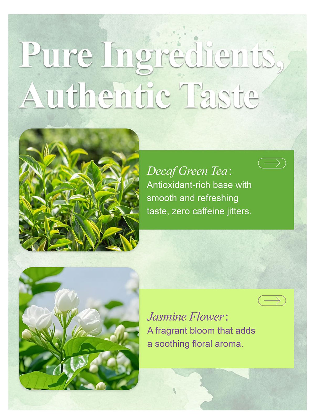 caffeine-free jasmine green tea blend
