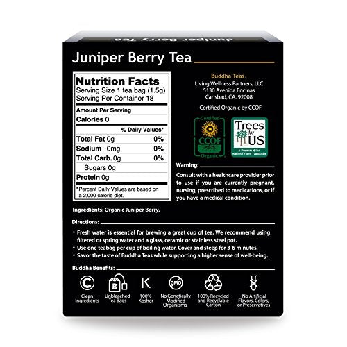 caffeine free juniper berry tea