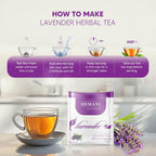 caffeine-free lavender herbal tea