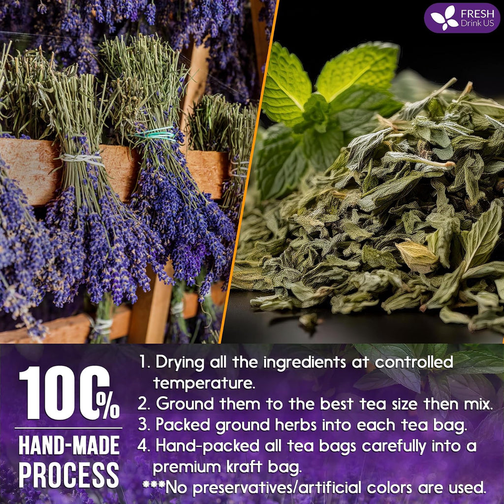 caffeine-free lavender mint tea