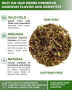 caffeine-free lemon balm herbal infusion