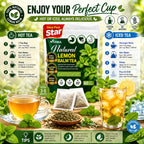 caffeine-free lemon balm infusion