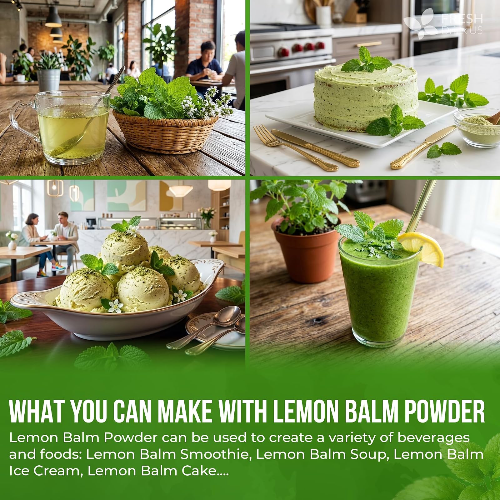 caffeine-free lemon balm infusion