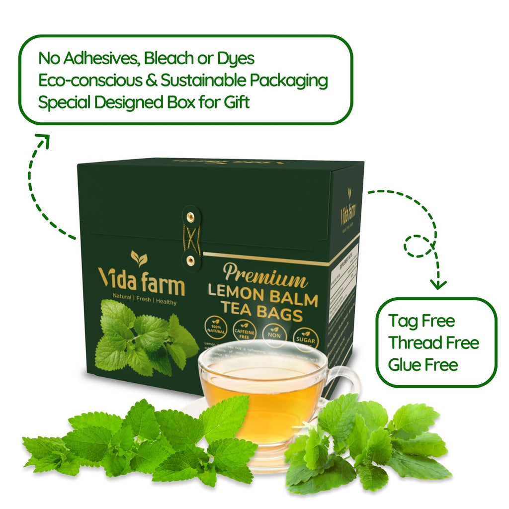 caffeine-free lemon balm tea blend