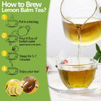caffeine-free lemon balm tea for bedtime
