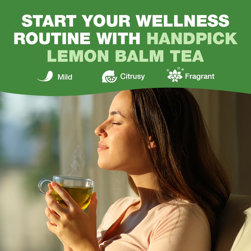 caffeine-free lemon balm tea option