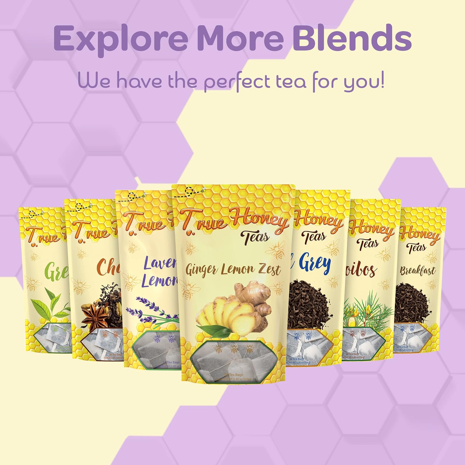 caffeine-free lemon ginger herbal infusion