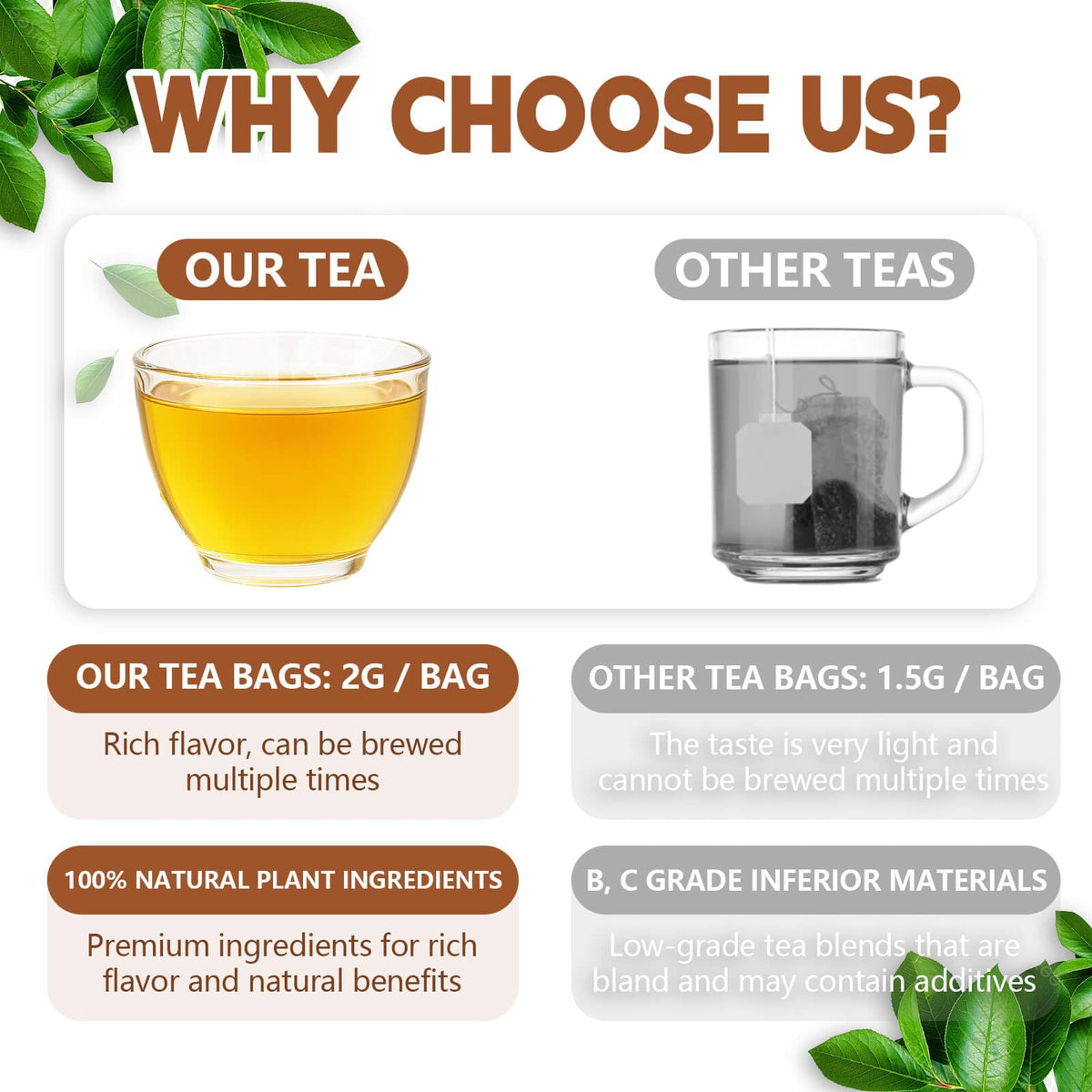 caffeine-free lemon ginger herbal tea bags