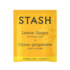 caffeine-free lemon ginger herbal tea