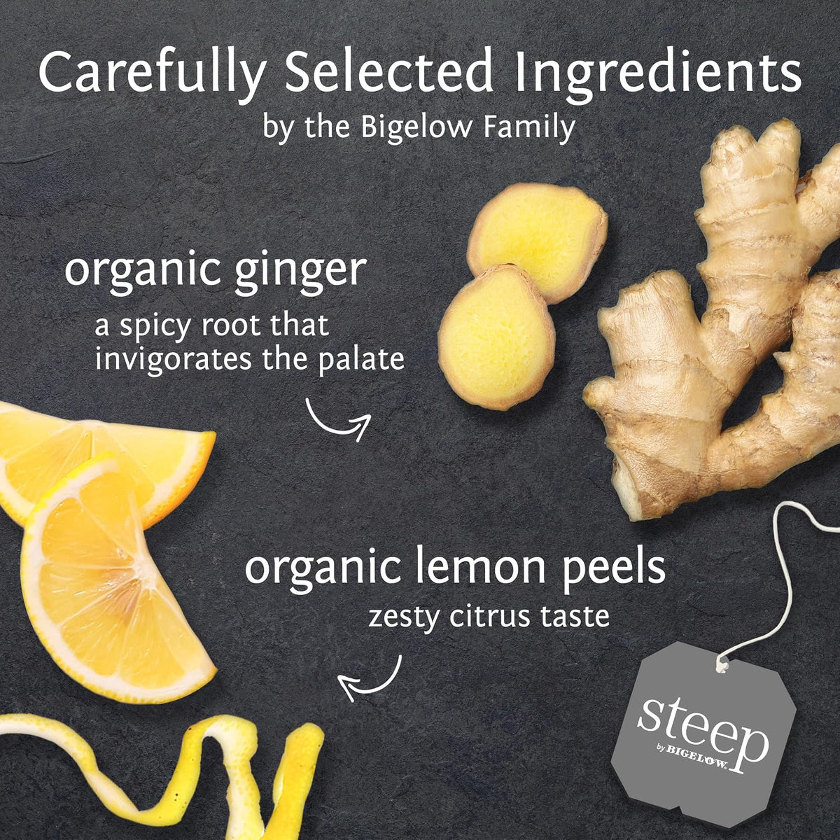 caffeine-free lemon ginger herbal tea