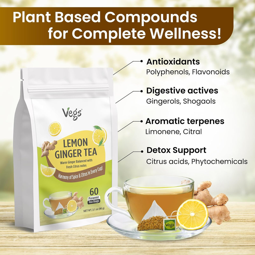caffeine-free lemon ginger infusion