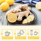 caffeine-free lemon ginger infusion