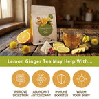 caffeine-free lemon ginger infusion