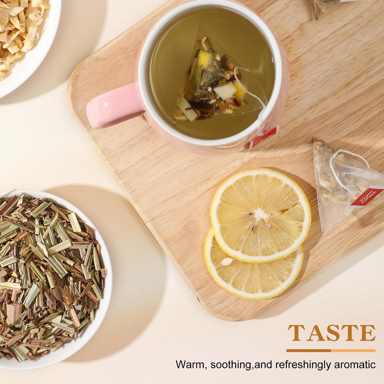 caffeine-free lemon ginger infusion