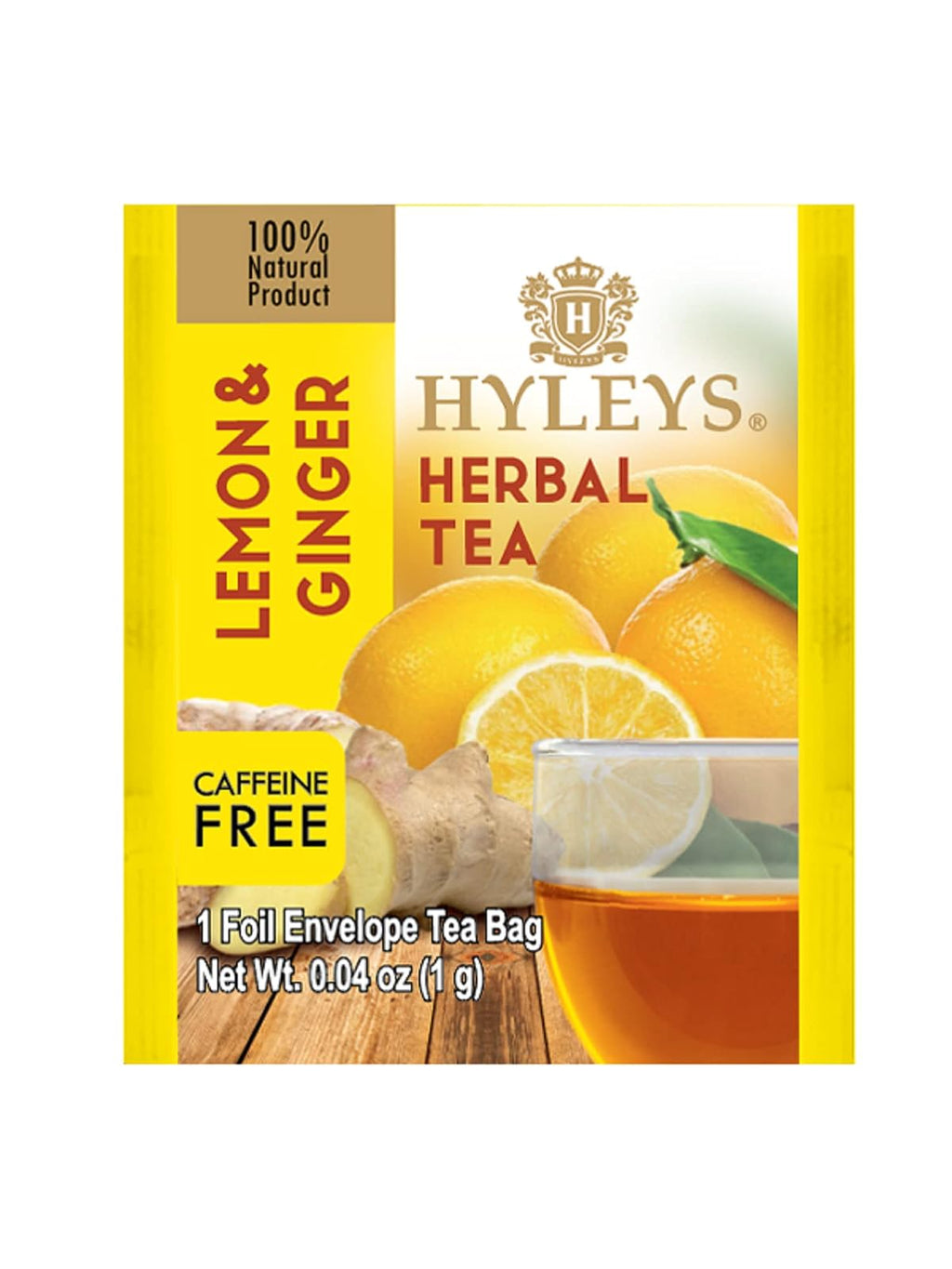 caffeine-free lemon ginger tea blend