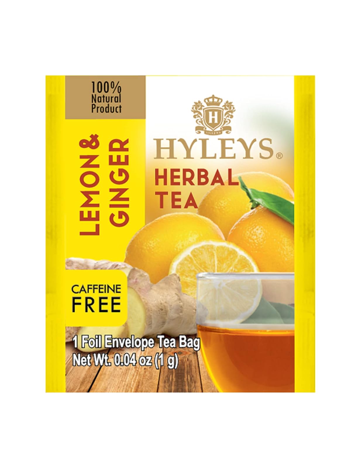 caffeine-free lemon ginger tea blend