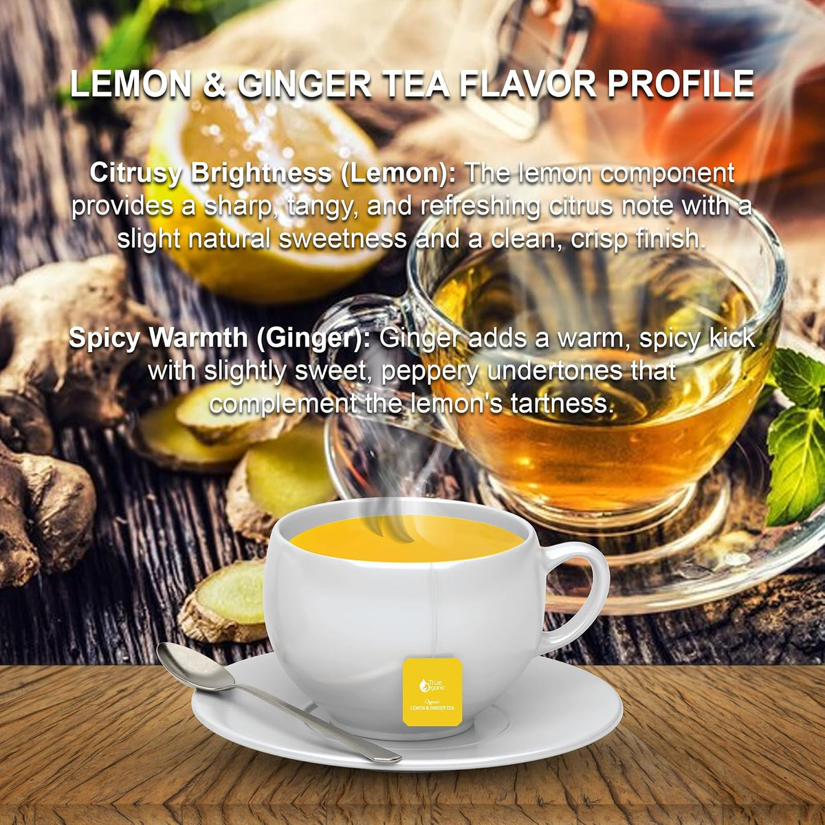 caffeine-free lemon ginger tea