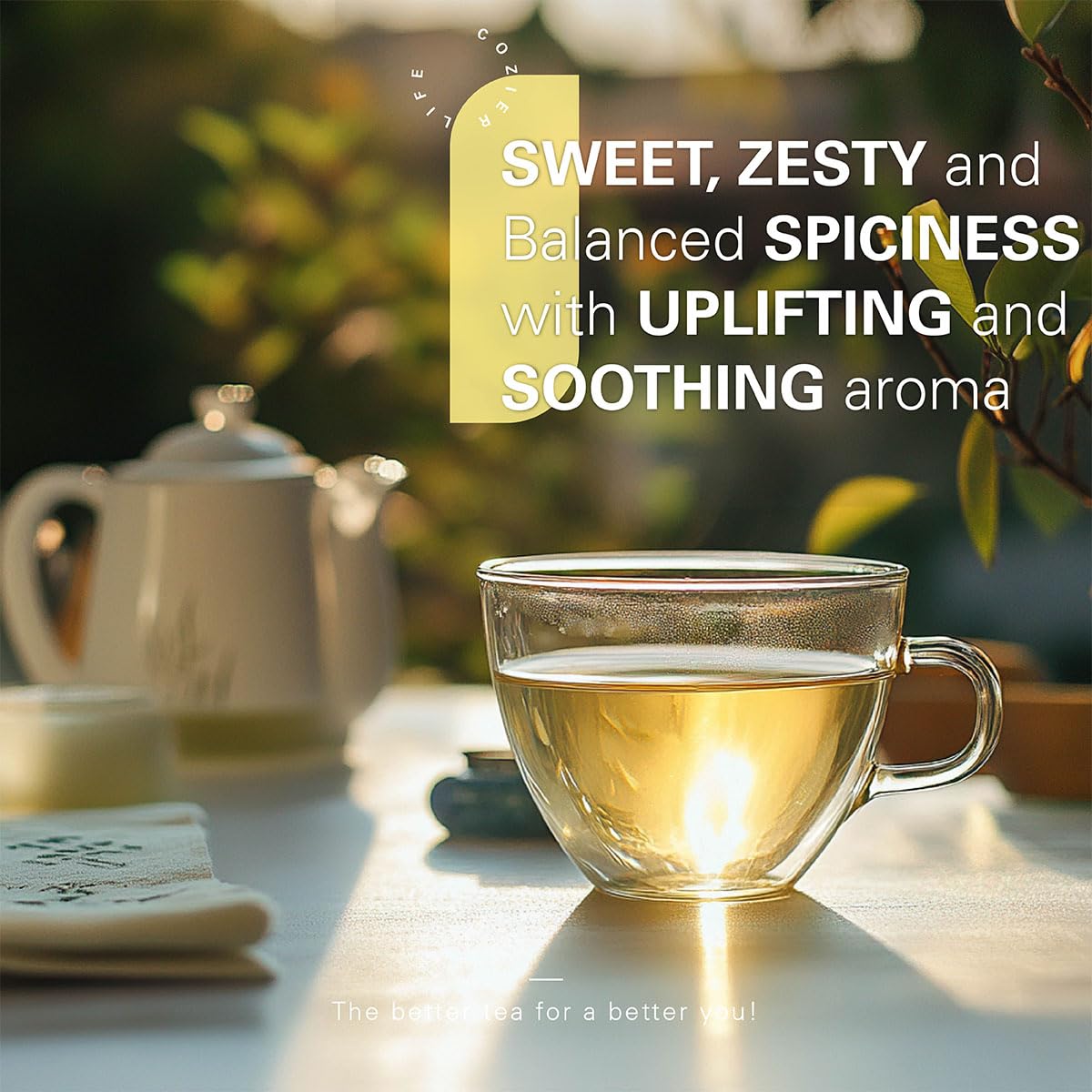 caffeine-free lemon ginger tea
