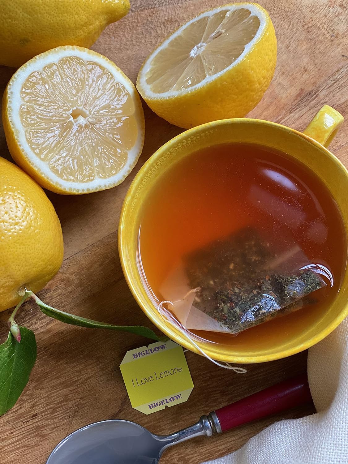 caffeine-free lemon herbal tea bags