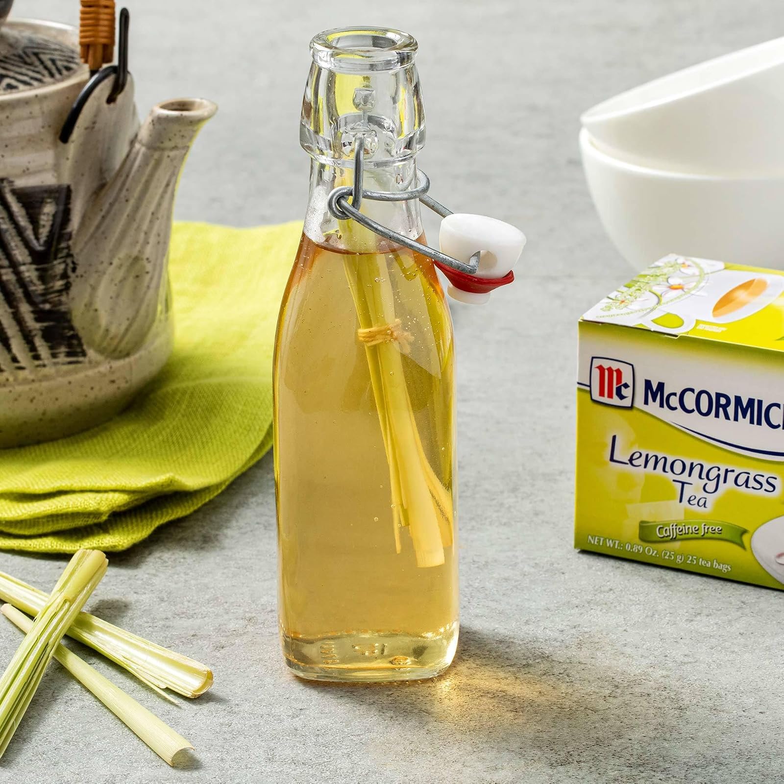 caffeine-free lemongrass herbal infusion