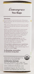 caffeine-free lemongrass herbal tea