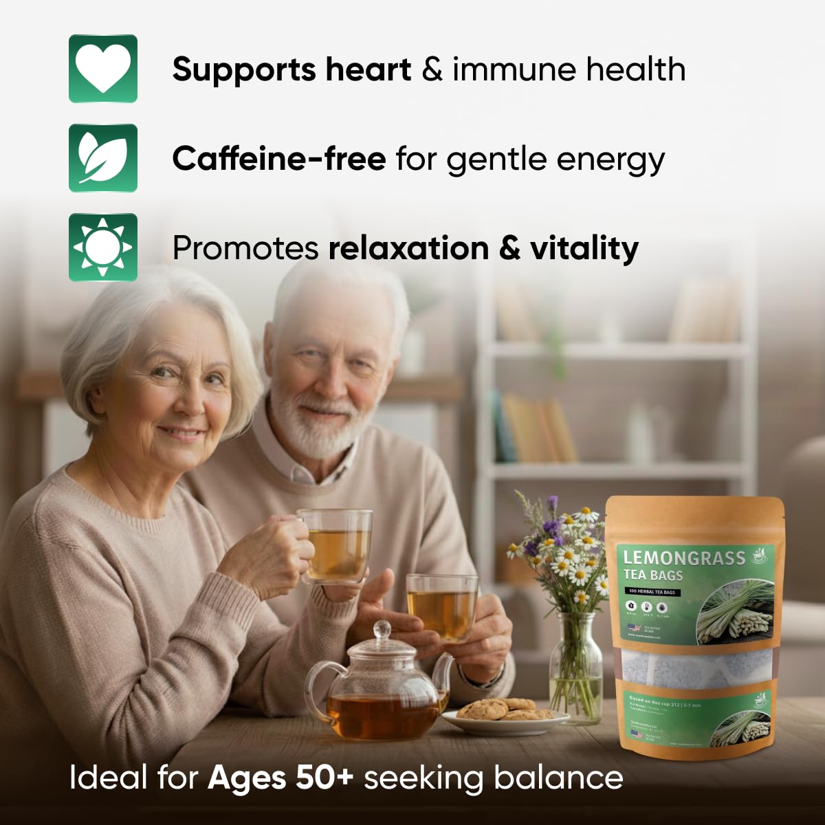 caffeine-free lemongrass tea blend