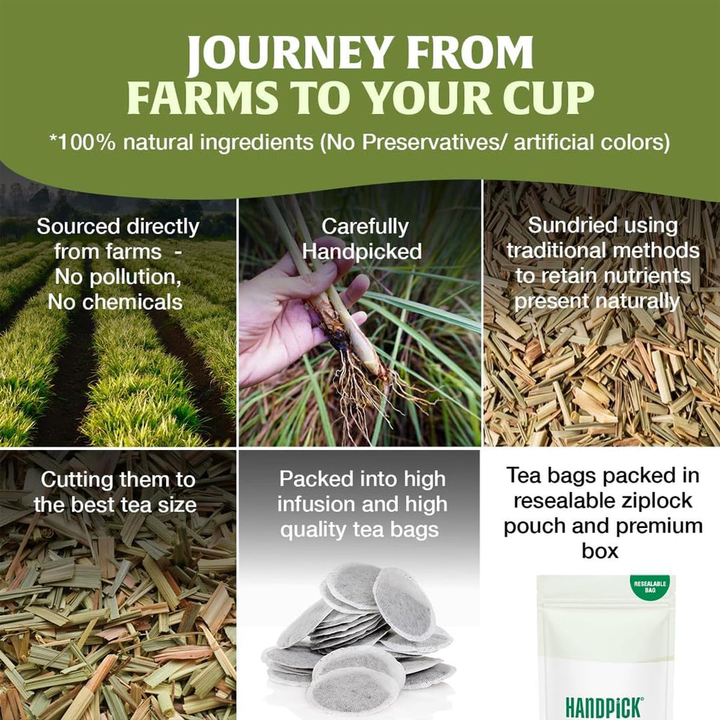 caffeine-free lemongrass tea option