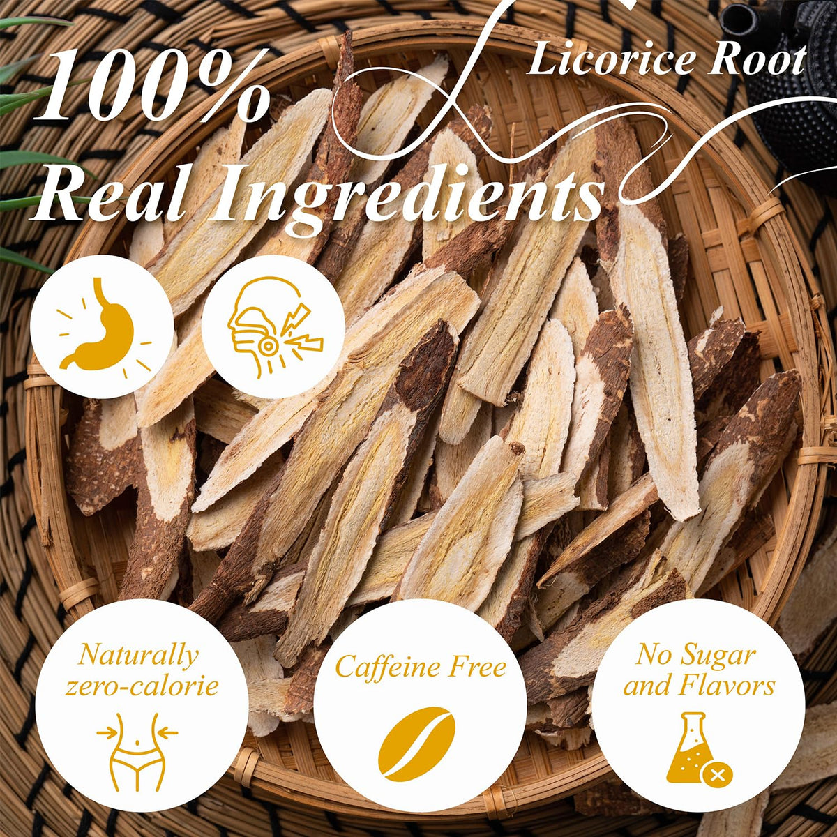caffeine-free licorice root tea bags