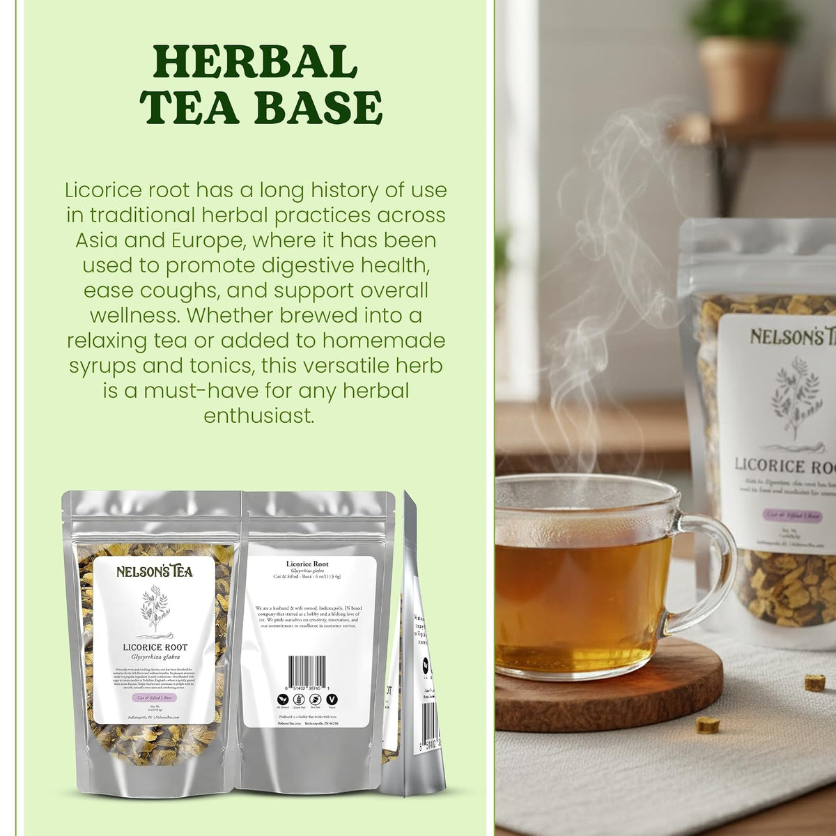 caffeine-free licorice root tea blend