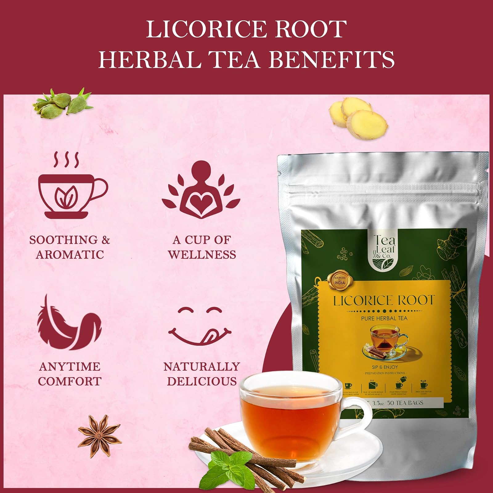 caffeine-free licorice root tea