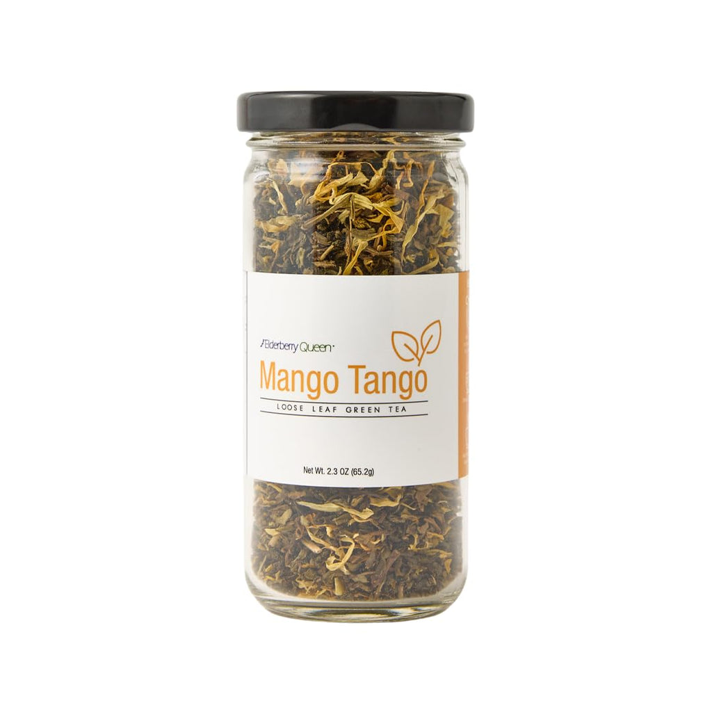 caffeine free mango green tea blend
