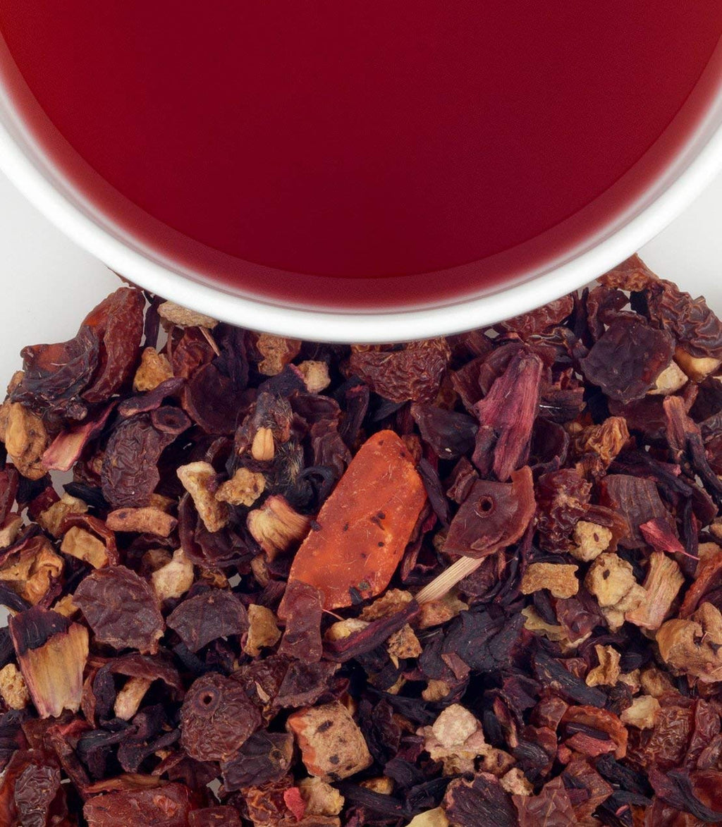 Caffeine-free mango herbal tea blend