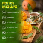 caffeine-free mango leaf herbal infusion