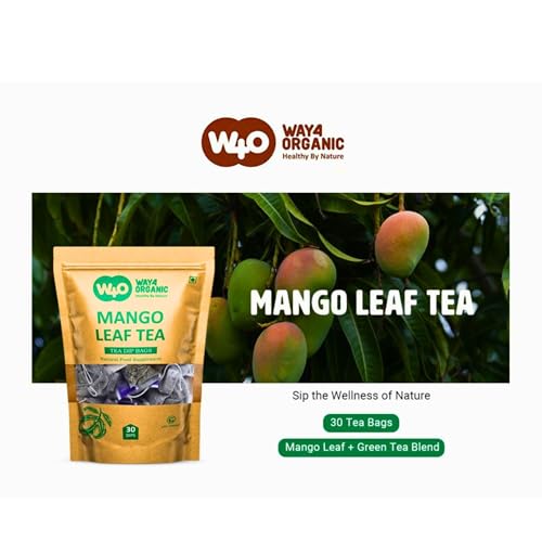 Caffeine-free mango leaf infusion