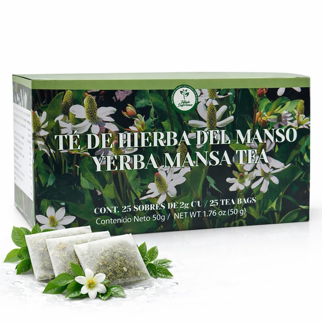 caffeine-free Manso herbal tea bags