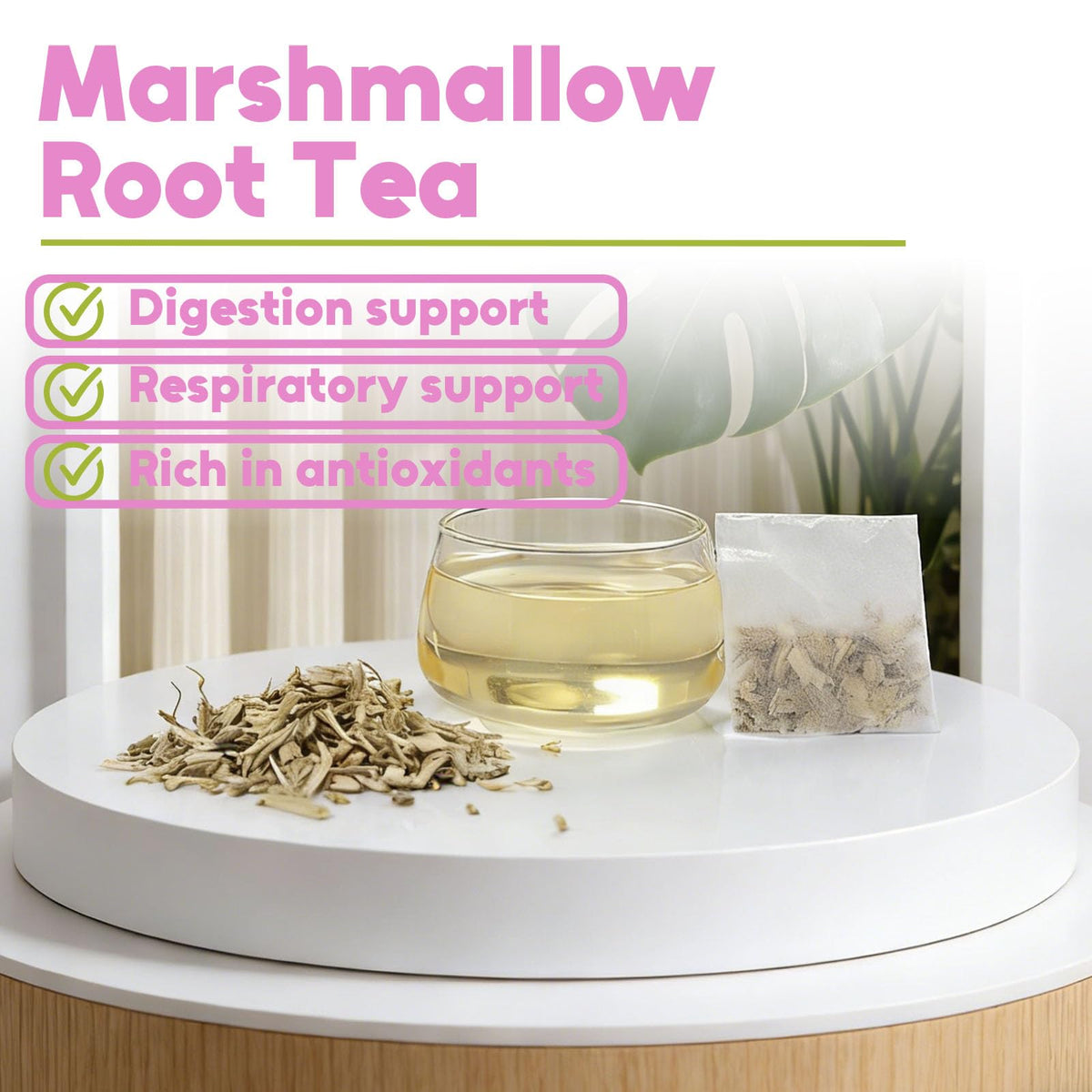 caffeine-free marshmallow root infusion