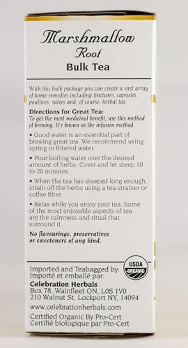 caffeine-free marshmallow root tea