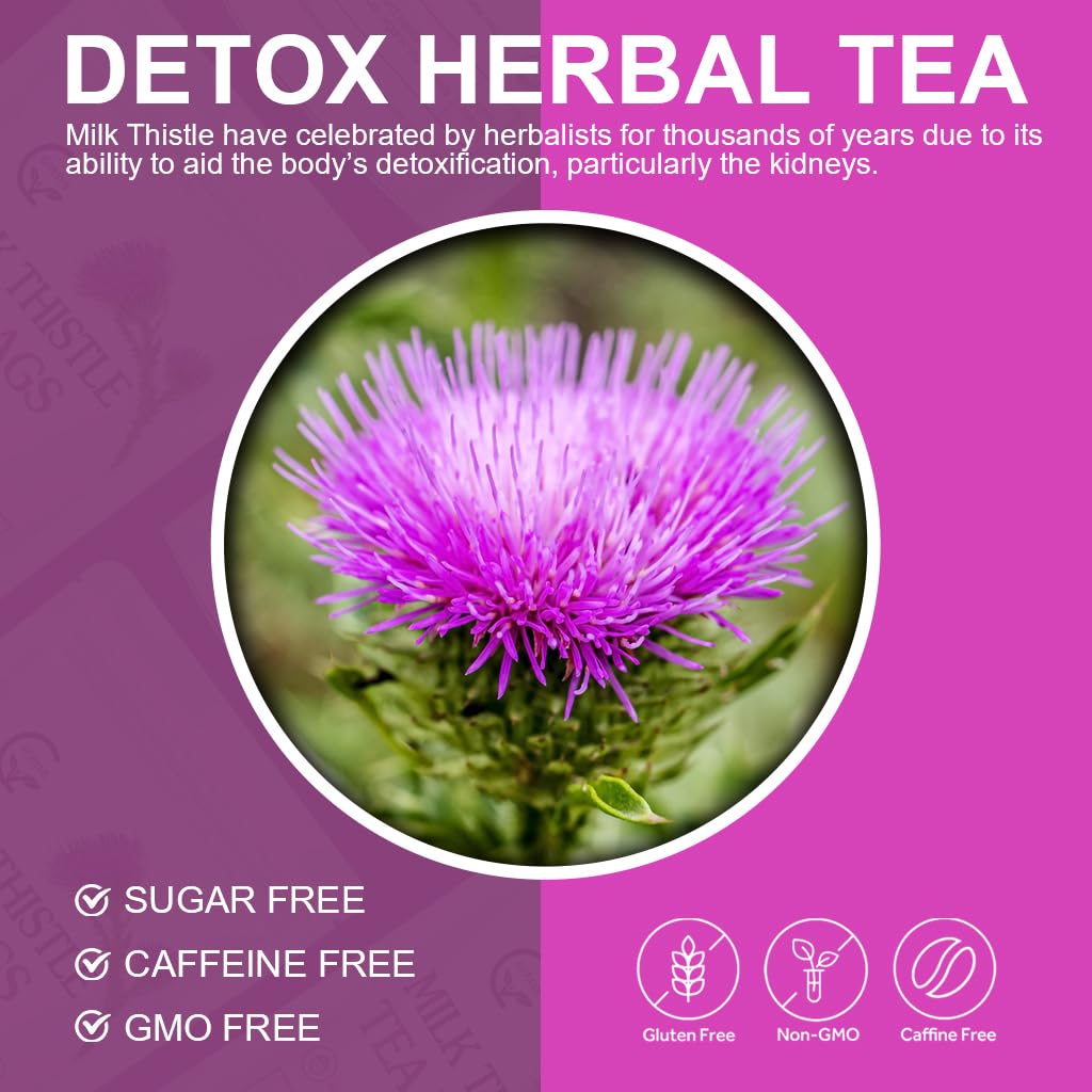 caffeine-free milk thistle beverage