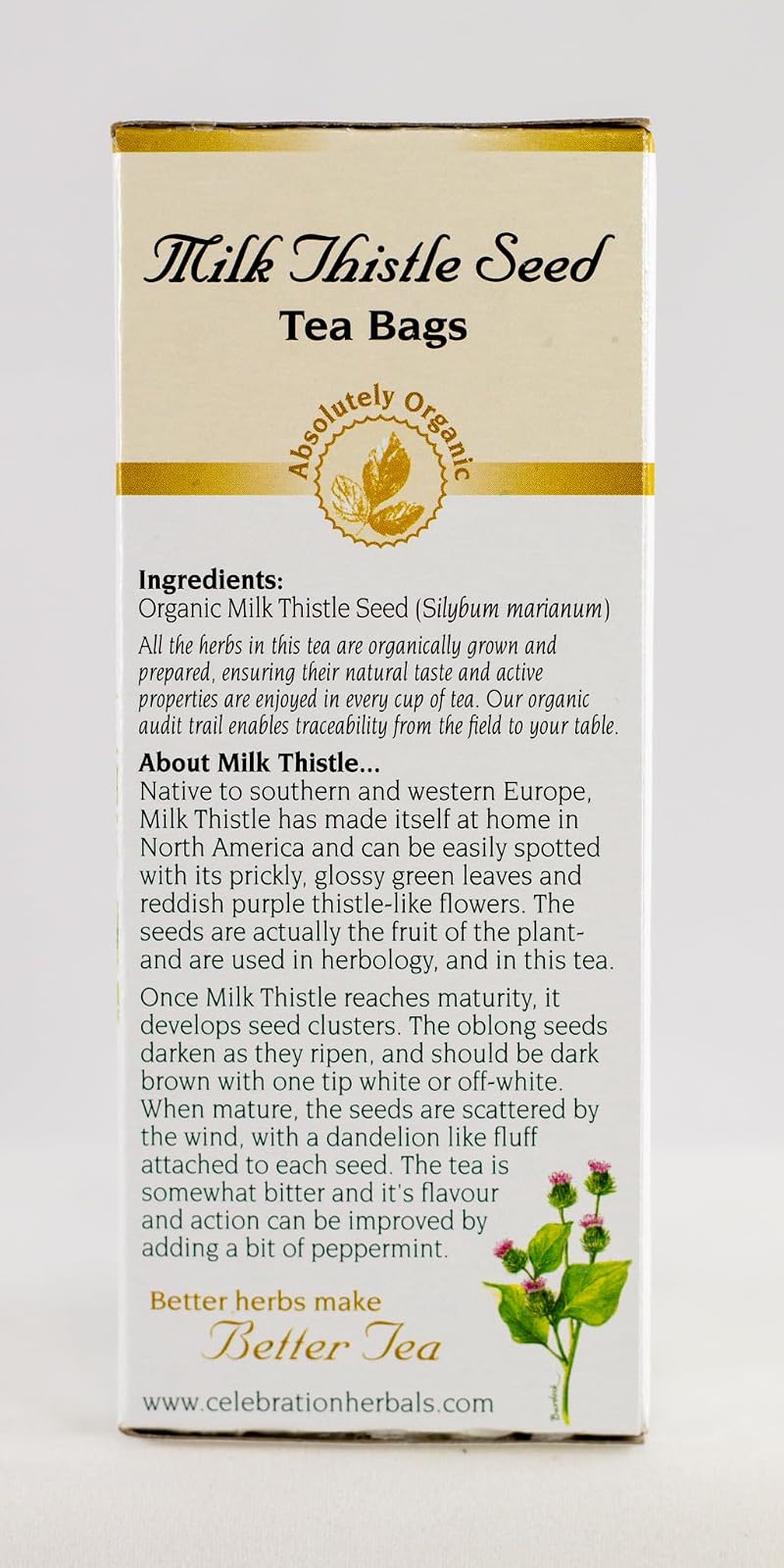 caffeine-free milk thistle tea