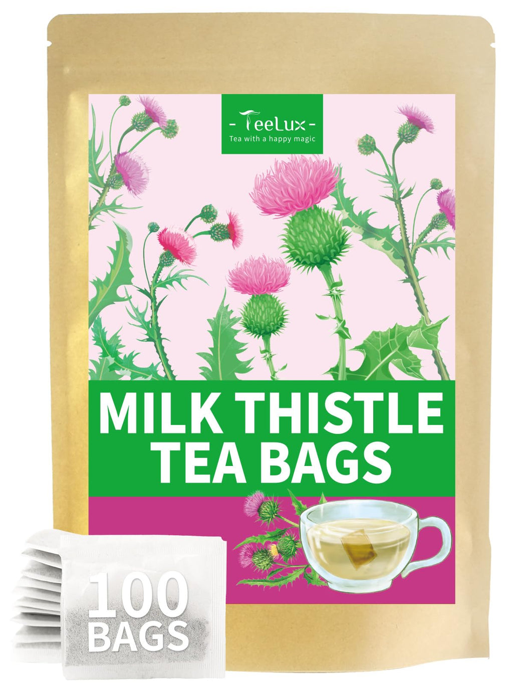caffeine free milk thistle tea