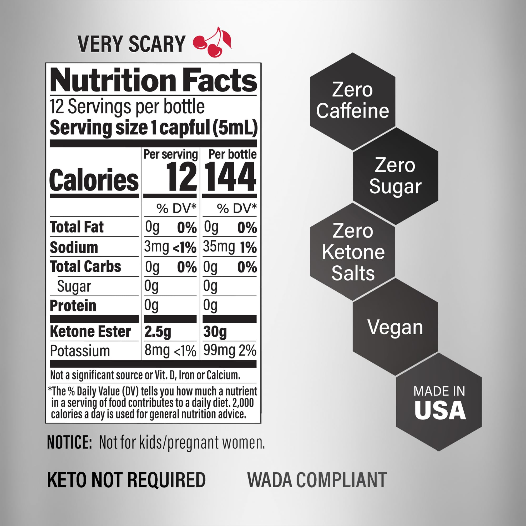 caffeine-free mineral concentrate formula