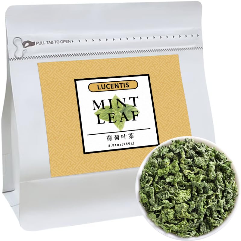 caffeine-free mint loose leaf tea