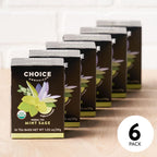 caffeine-free mint sage herbal infusion